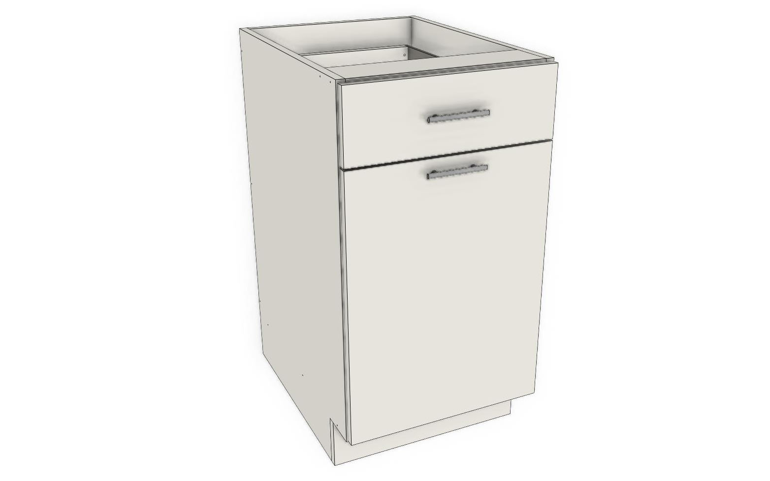 Base Waste Basket Cabinet (BWBK) - newclassiccabinetry.com