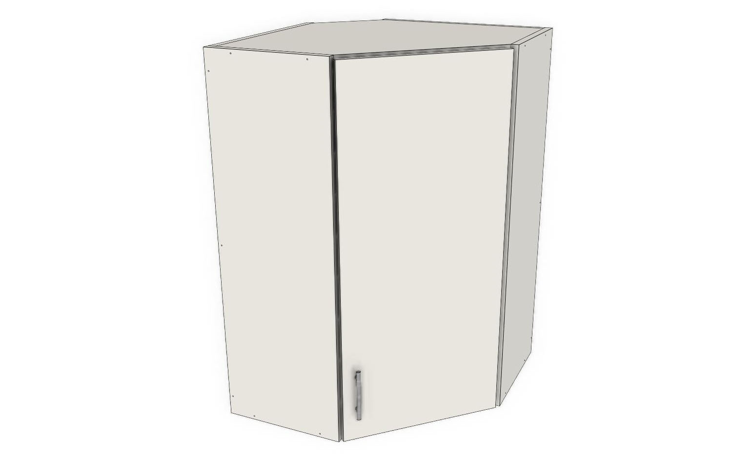 Wall Diagonal Corner Cabinet (WDC) - newclassiccabinetry.com